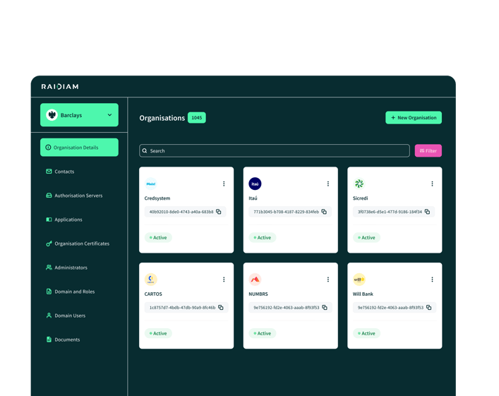 API Access for Embedded Finance | Raidiam